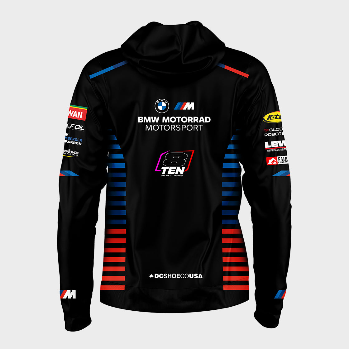 8TEN Racing 2025 Full Zip Hoodie – Fan Merch