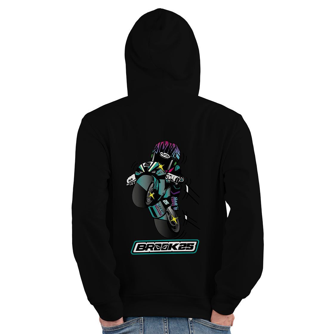Josh Brookes 2024 Cartoon Bike Hoodie – Fan Merch