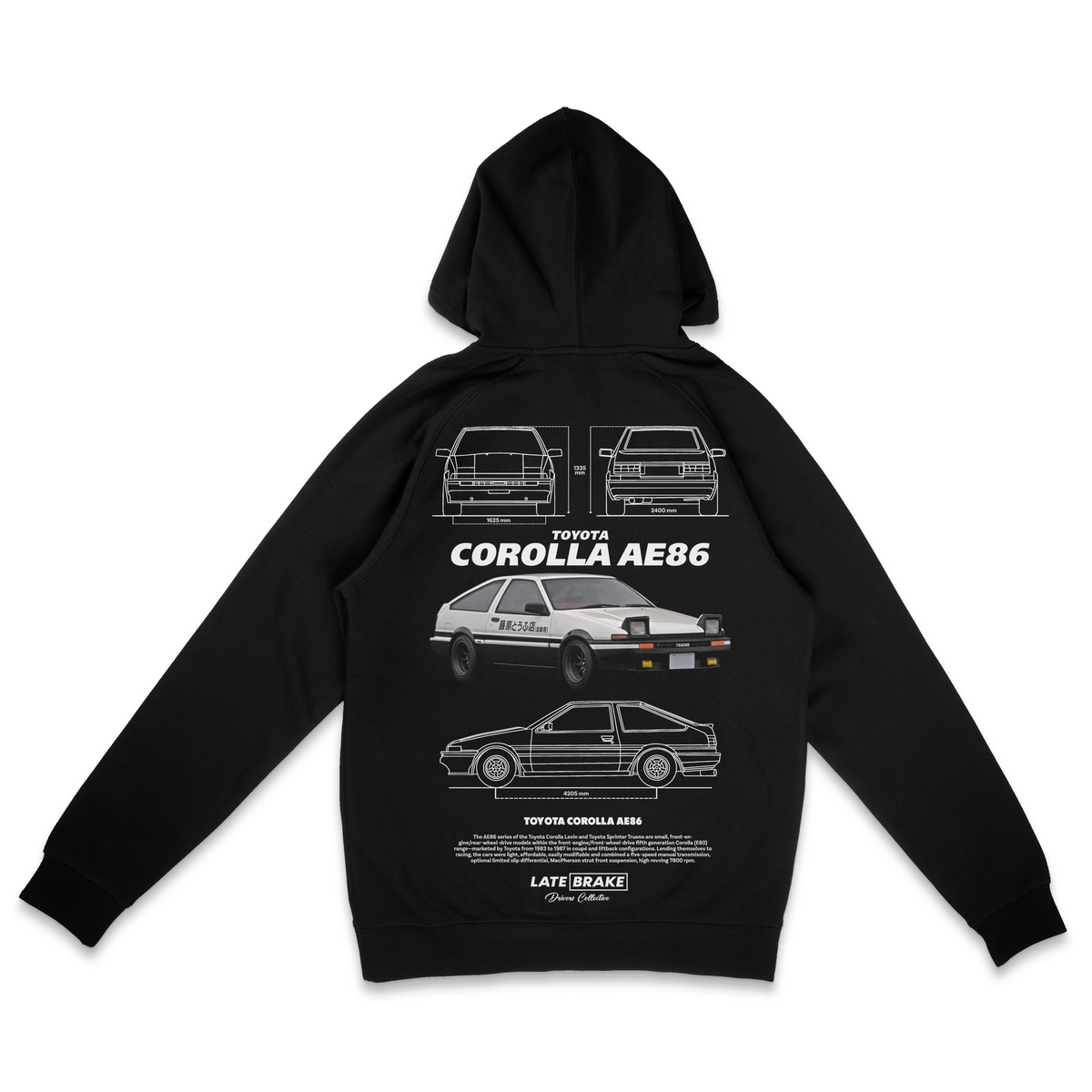 Corolla AE86 Drivers Collective Hoodie – Fan Merch