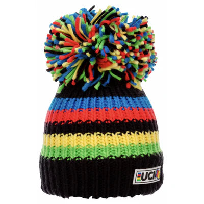 UCI Black Rainbow Stripes - Big Bobble Hat – Fan Merch