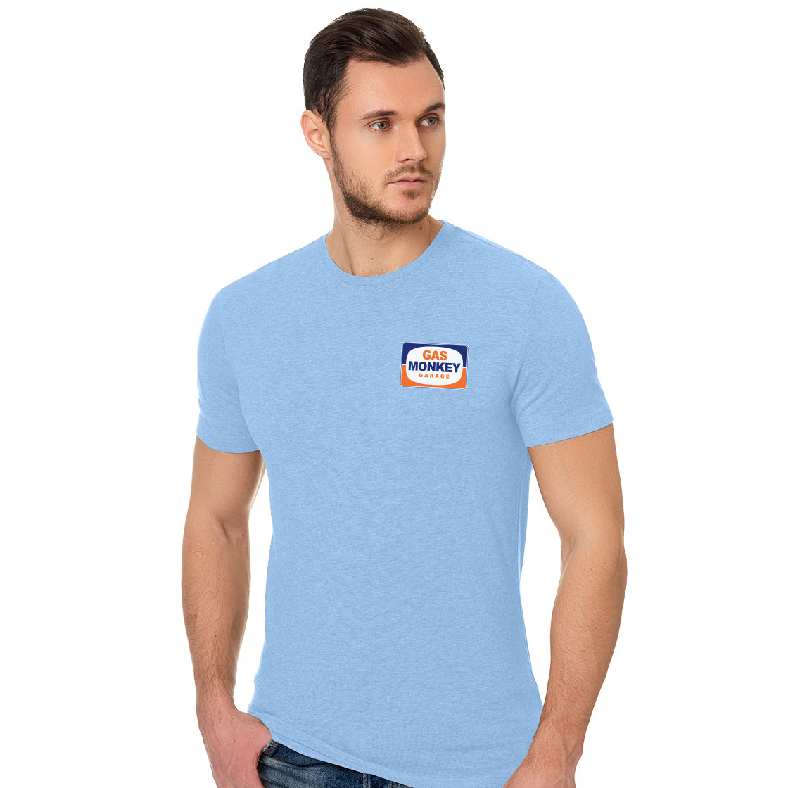 Gas Monkey Garage 'Gas Em Up' T-Shirt - Blue – Fan Merch
