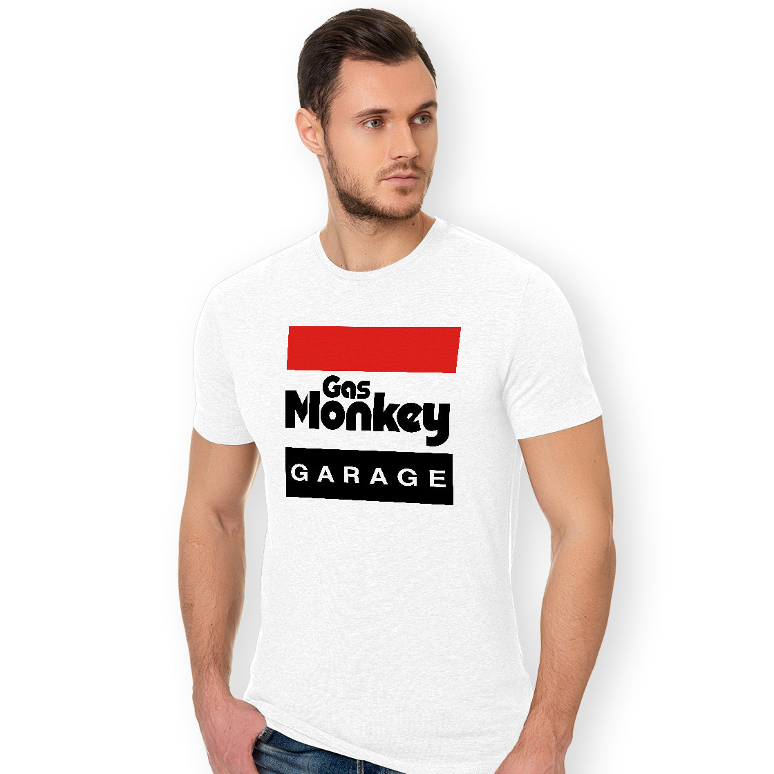 Gas Monkey Garage 'The Carburetor' T-Shirt in White – Fan Merch